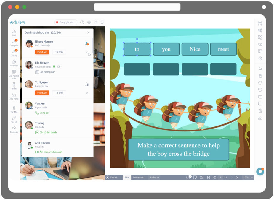 Edulive | Nền tảng giáo dục trực tuyến. Hãy tham gia để học ngay!